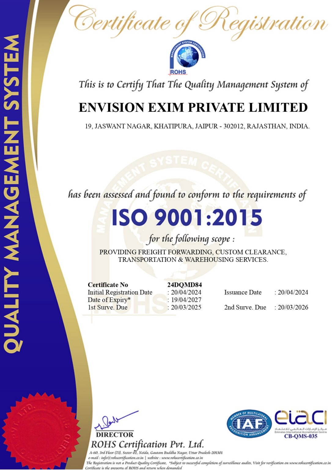 Home - ENVISION EXIM